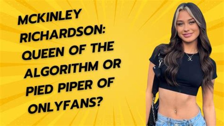 McKinley Richardson Leaked OnlyFans Content Raises Questions About ...